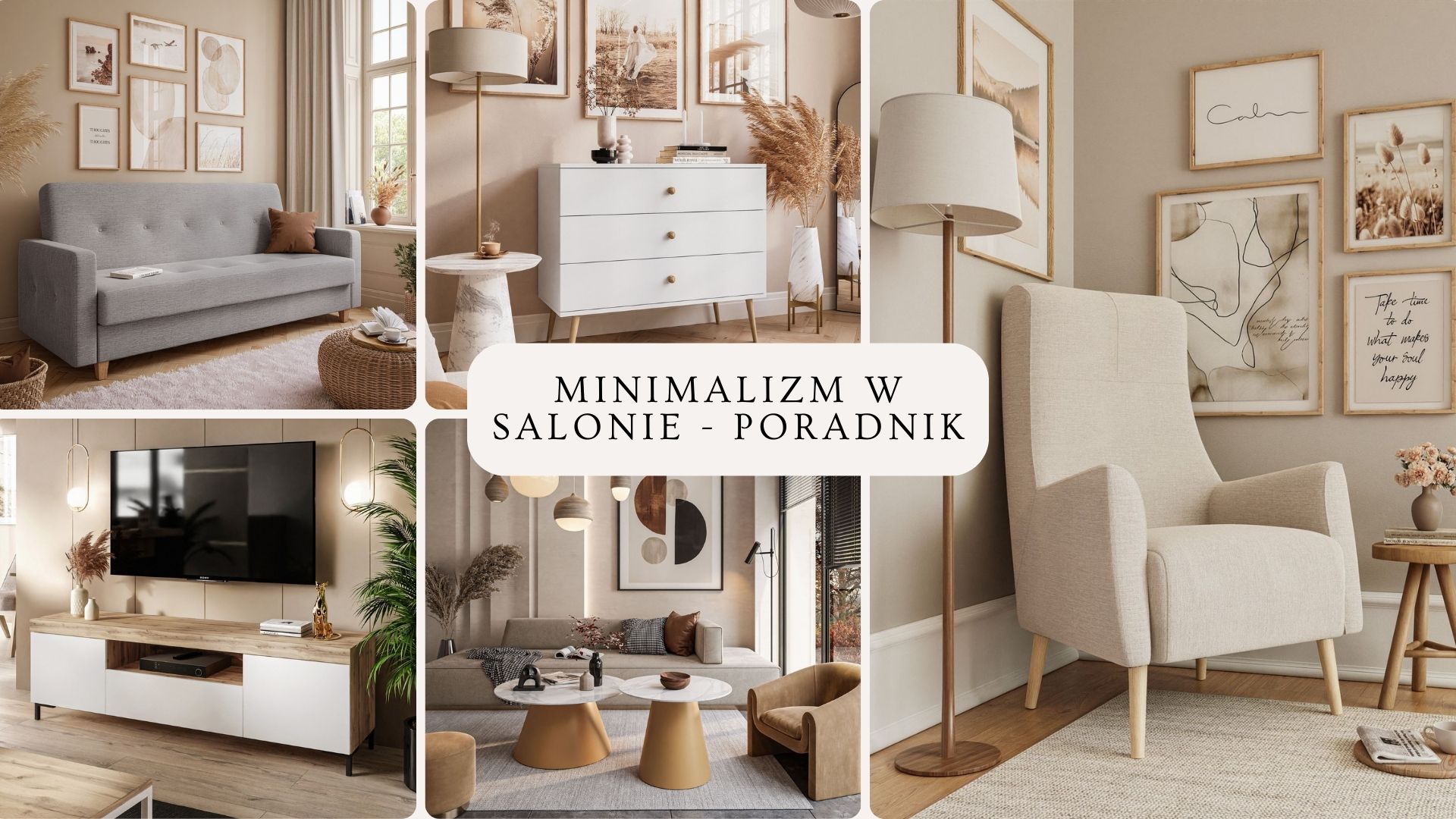 Minimalizm w Salonie: Spokój i Elegancja w Prostych Formach